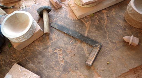 Waking stones | Stone carving gwalior | Story of Indian crafts and ...