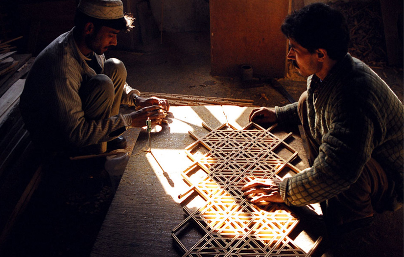 Sieves that sprinkle Stars in my room... | Pinjra Kari Craft Kashmir