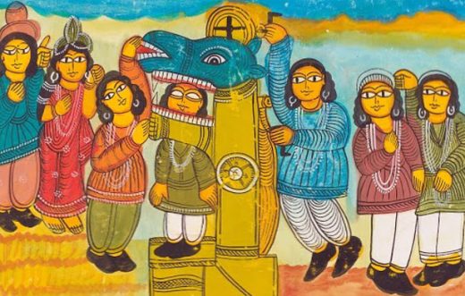 Patta ( Bengal Painting ) painting Bengal | Story of Indian crafts and ...